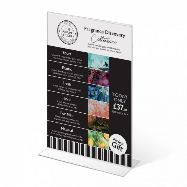 A4 Showcard – The Perfume Studio