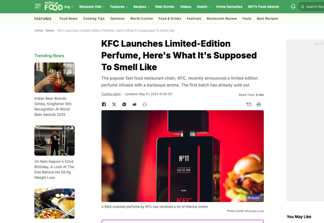 KFC's Fragrance “No.11 Eau de BBQ” – The Perfume Studio