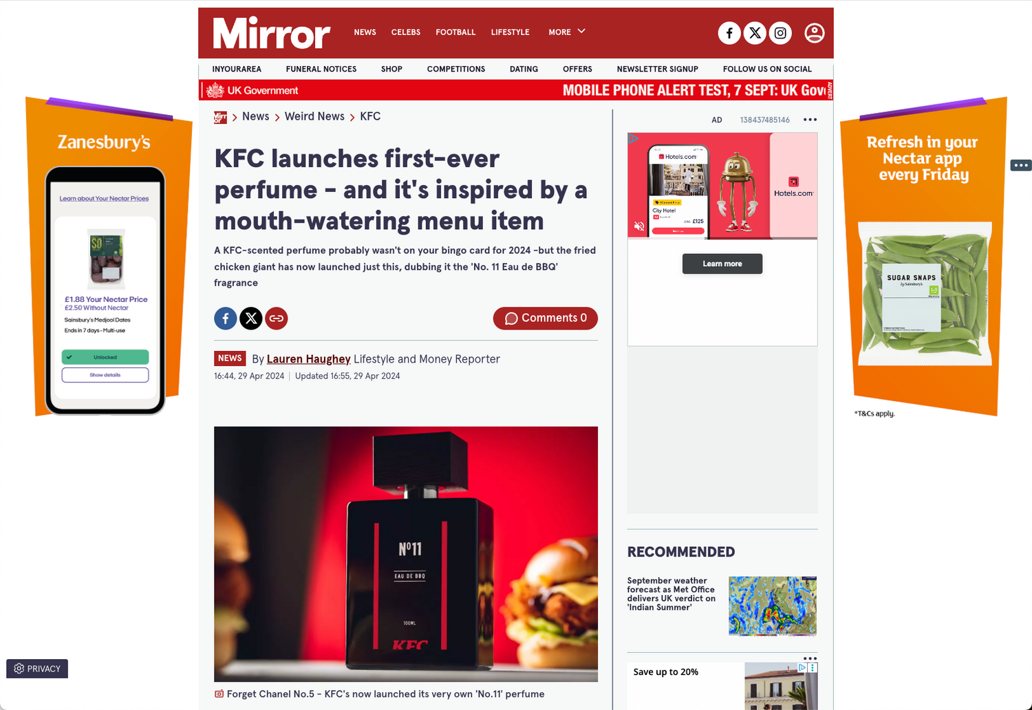 KFC's Fragrance “No.11 Eau de BBQ” – The Perfume Studio